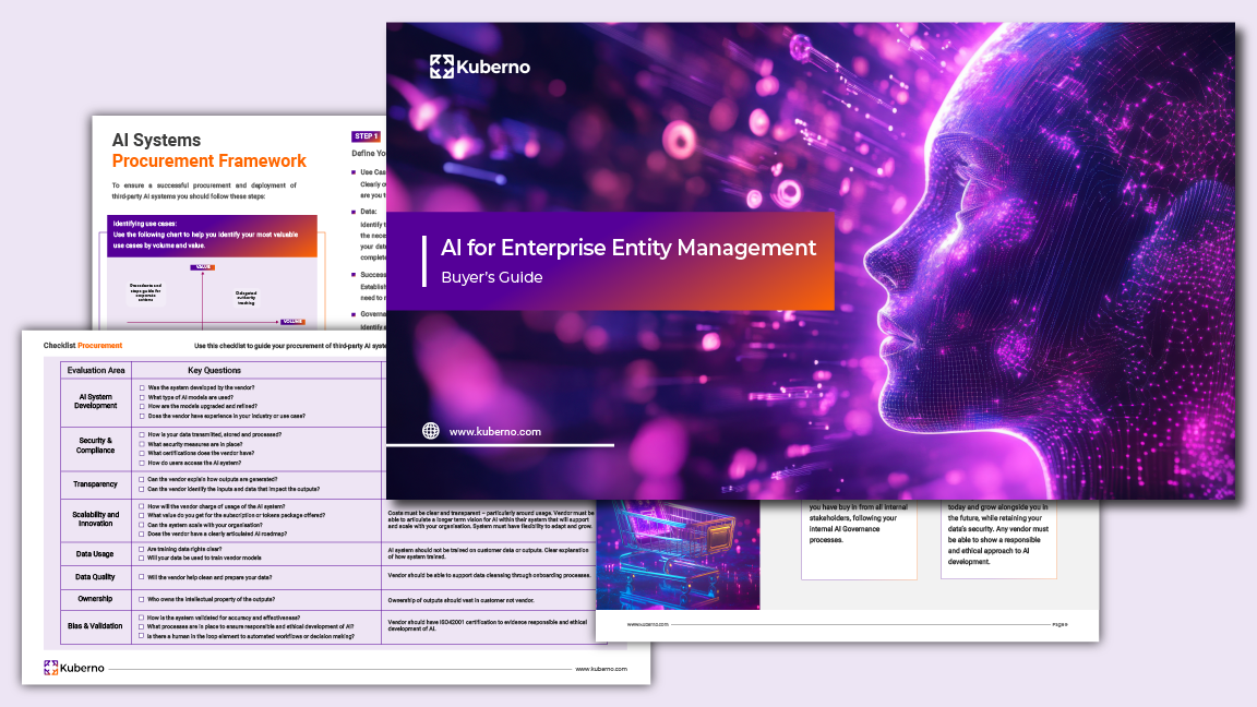 Buyer’s Guide: AI for Enterprise Entity Management